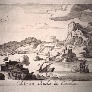 Porta Suda in Candia - Peeters Jacob - 1686 - Crete Island - Etsy