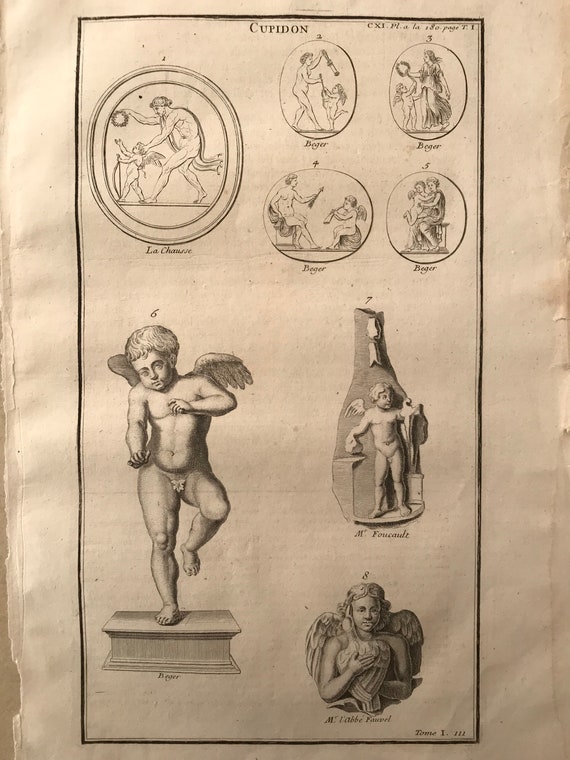 From 1719 Mythological ANTIQUE Print of BACCHUS Etchings & Engravings ...