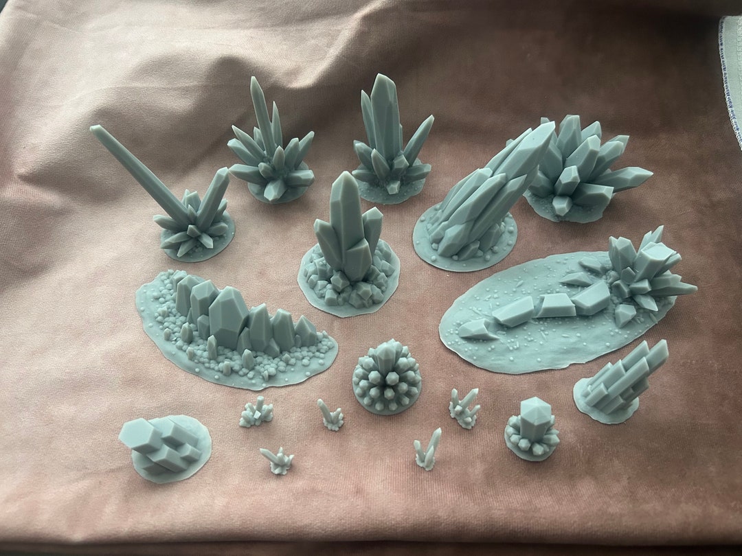 3d Printed Crystal Scatter Terrain - Etsy UK