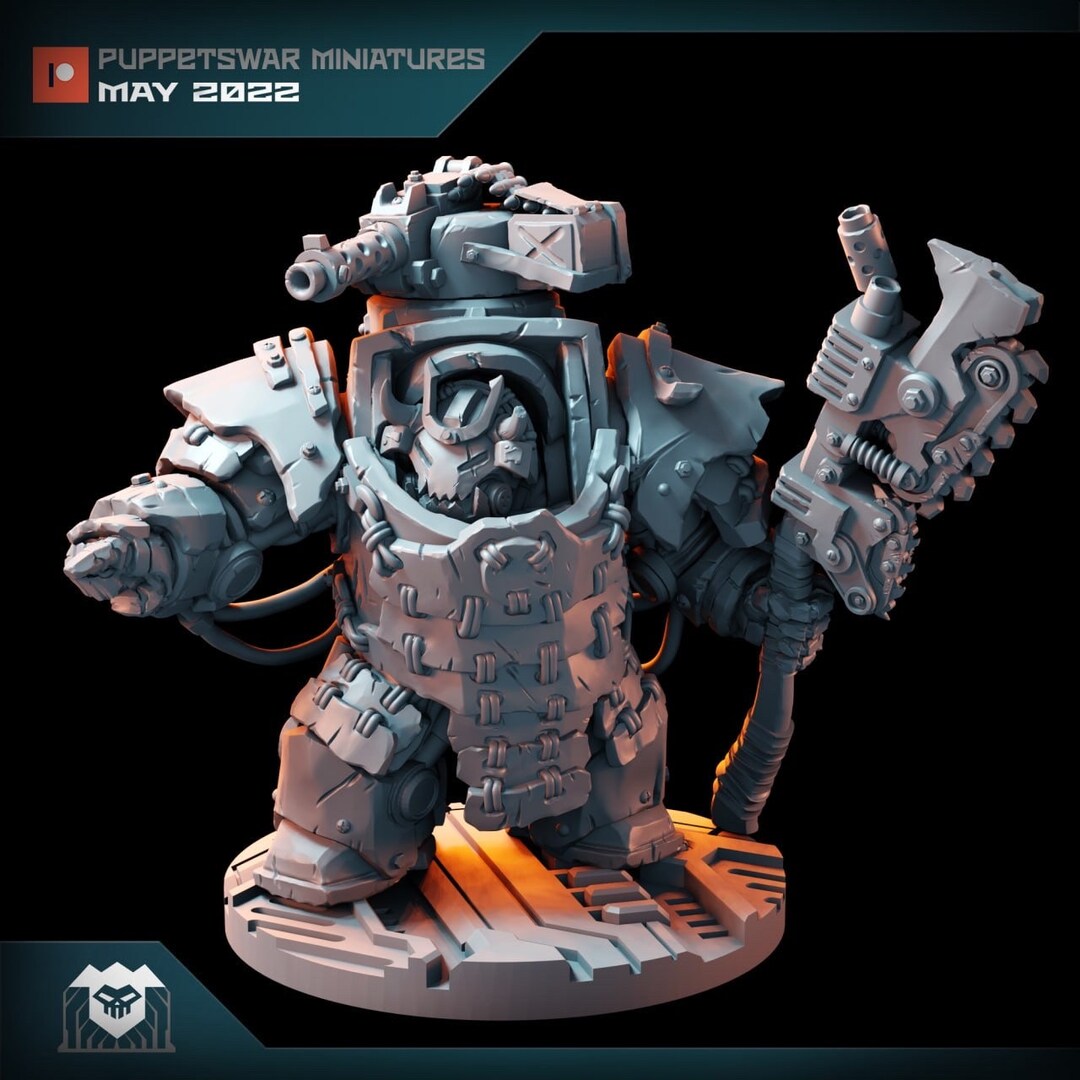 BUSHI ORC Chieftain in Buster Armor Puppet War - Etsy