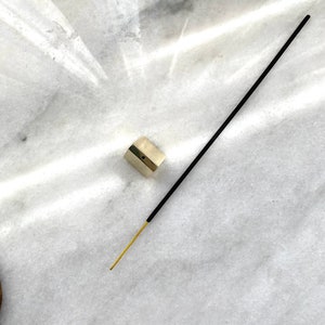 Solid Brass Triangle Incense Holder: Handmade Meditation Gift - Etsy