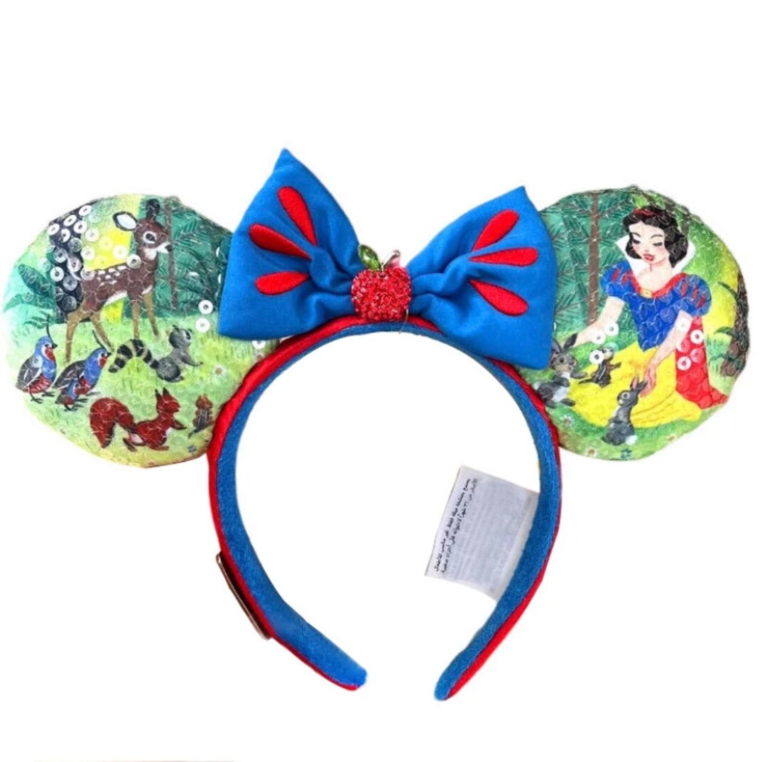Snow White Mickey Minnie Mouse Ears Magic Kingdom - Etsy