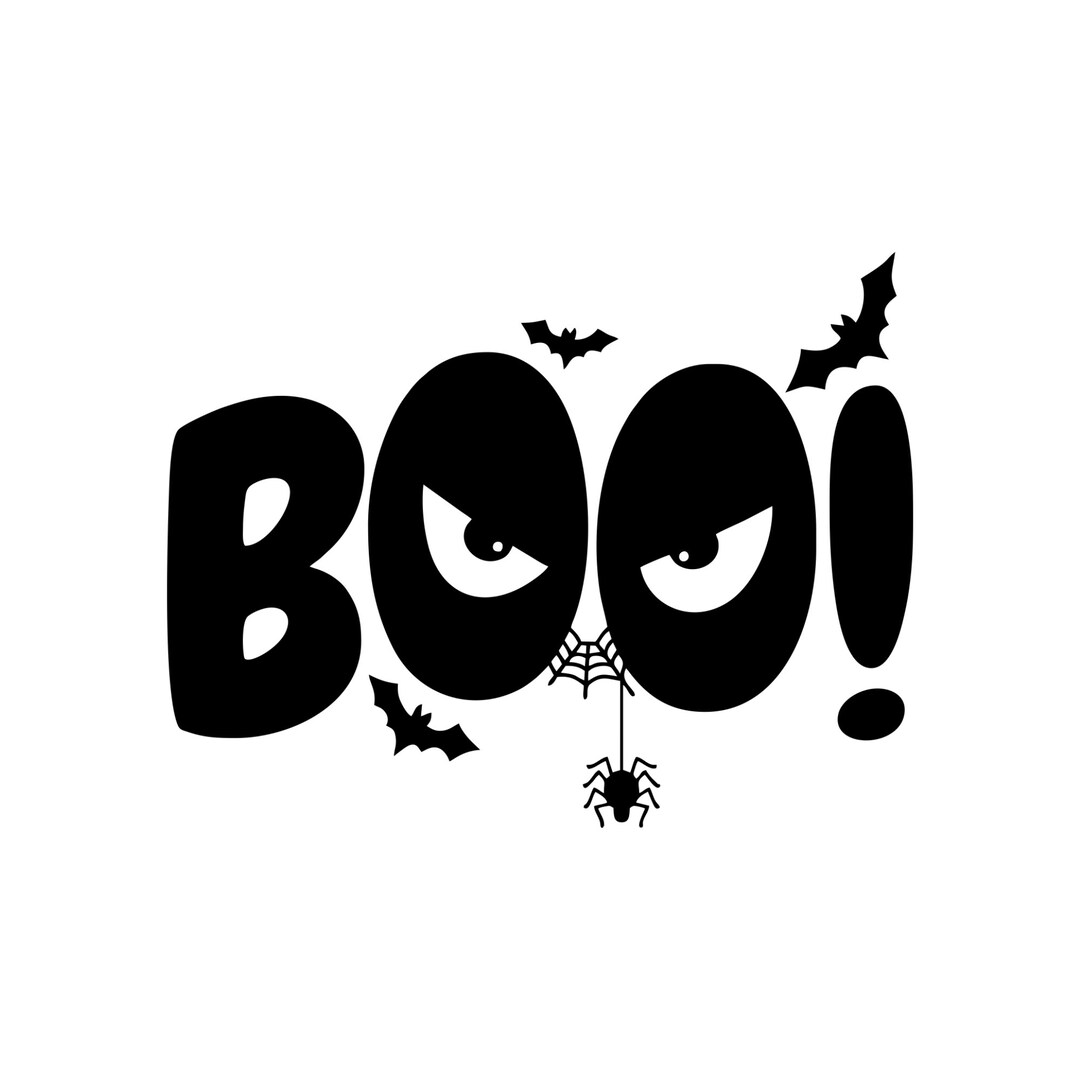 Boo Svg, Fall Svg, Scary Svg, Spider Svg, Halloween Svg, Boo Shirt ...