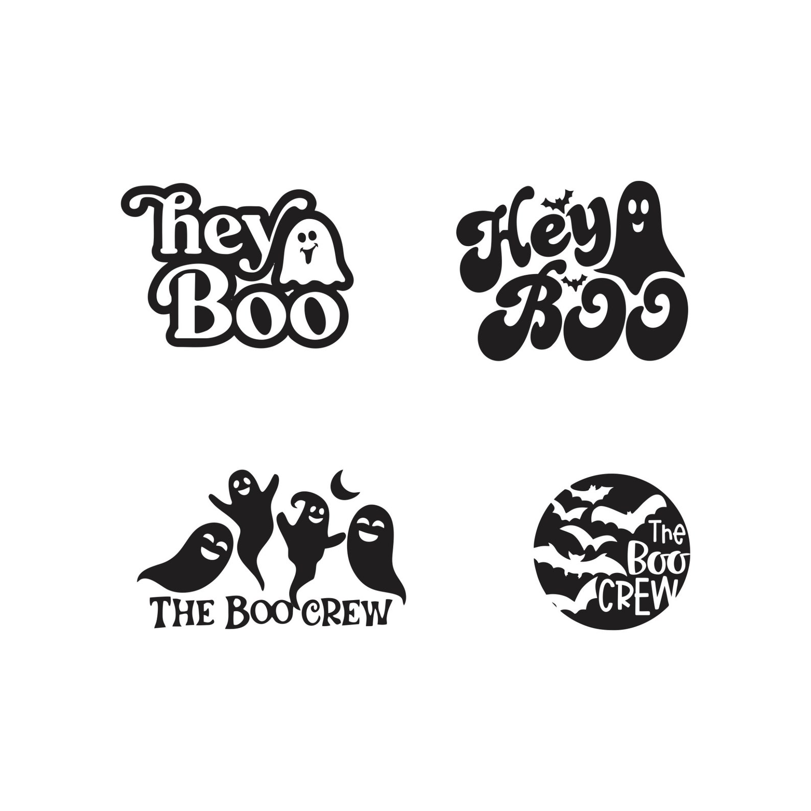 Hey Boo Bundle Hey Boo Svg Hey Boo Png Clipart Digital - Etsy