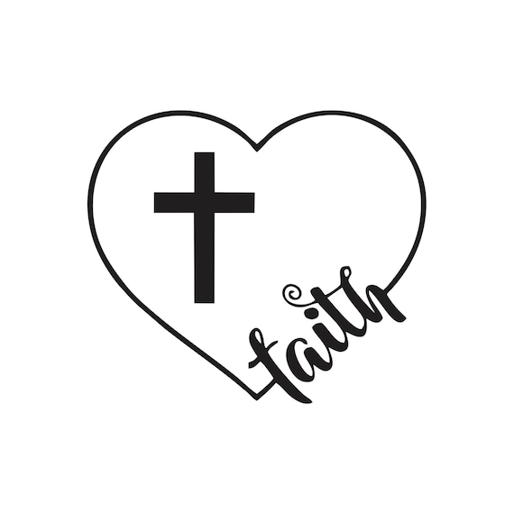 Faith Svg Digital Download Svg Png Clipart Silhouette Cut - Etsy