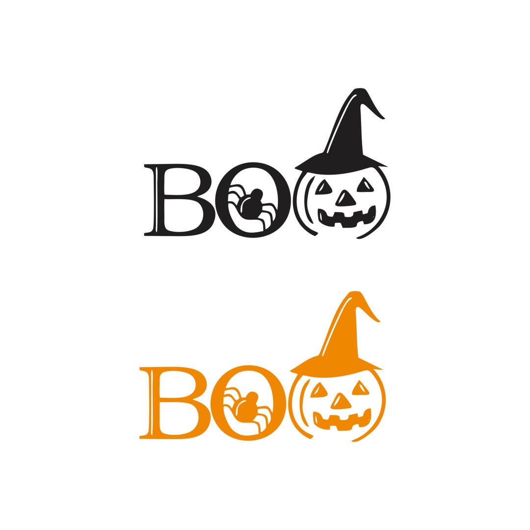 Boo Svg Halloween Svg Png Clipart Digital Download - Etsy