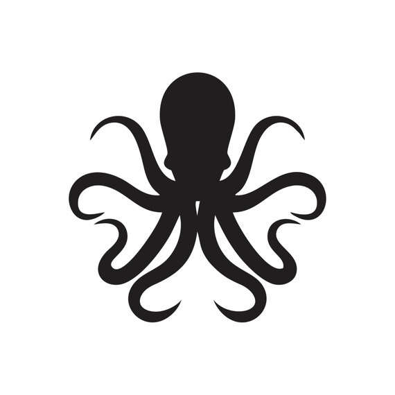 Octopus Svg Digital Download Svg Png Clipart Silhouette - Etsy