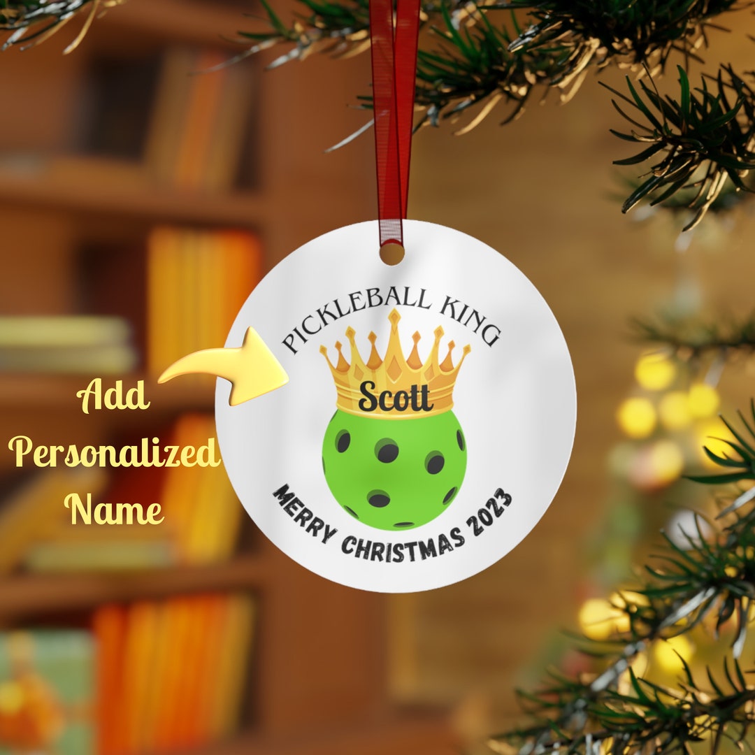 Pickleball Christmas Ornament Xmas Graphic Decorationroyal - Etsy