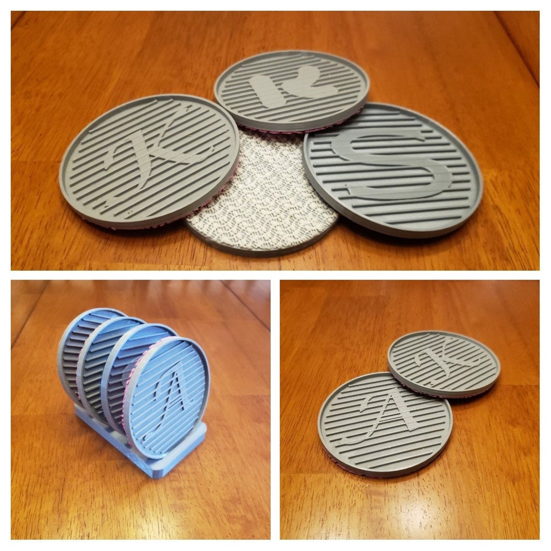 3D Printed Drink Coasters,cup Occasion,protective Holder,coffee Table ...