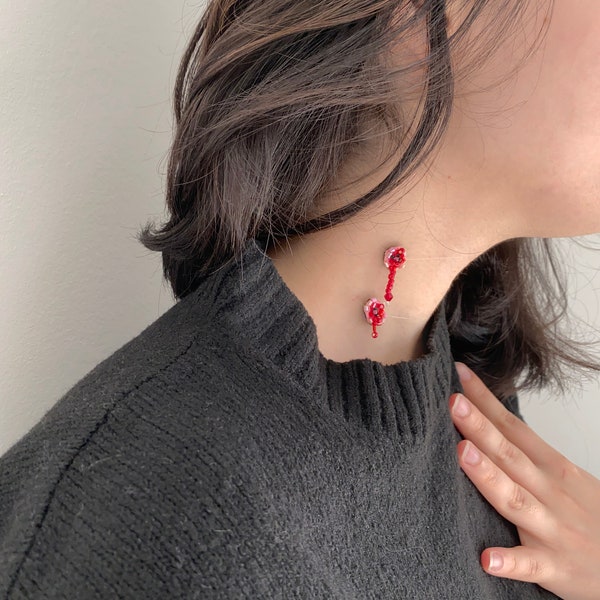 Vampire Bite Choker - Etsy