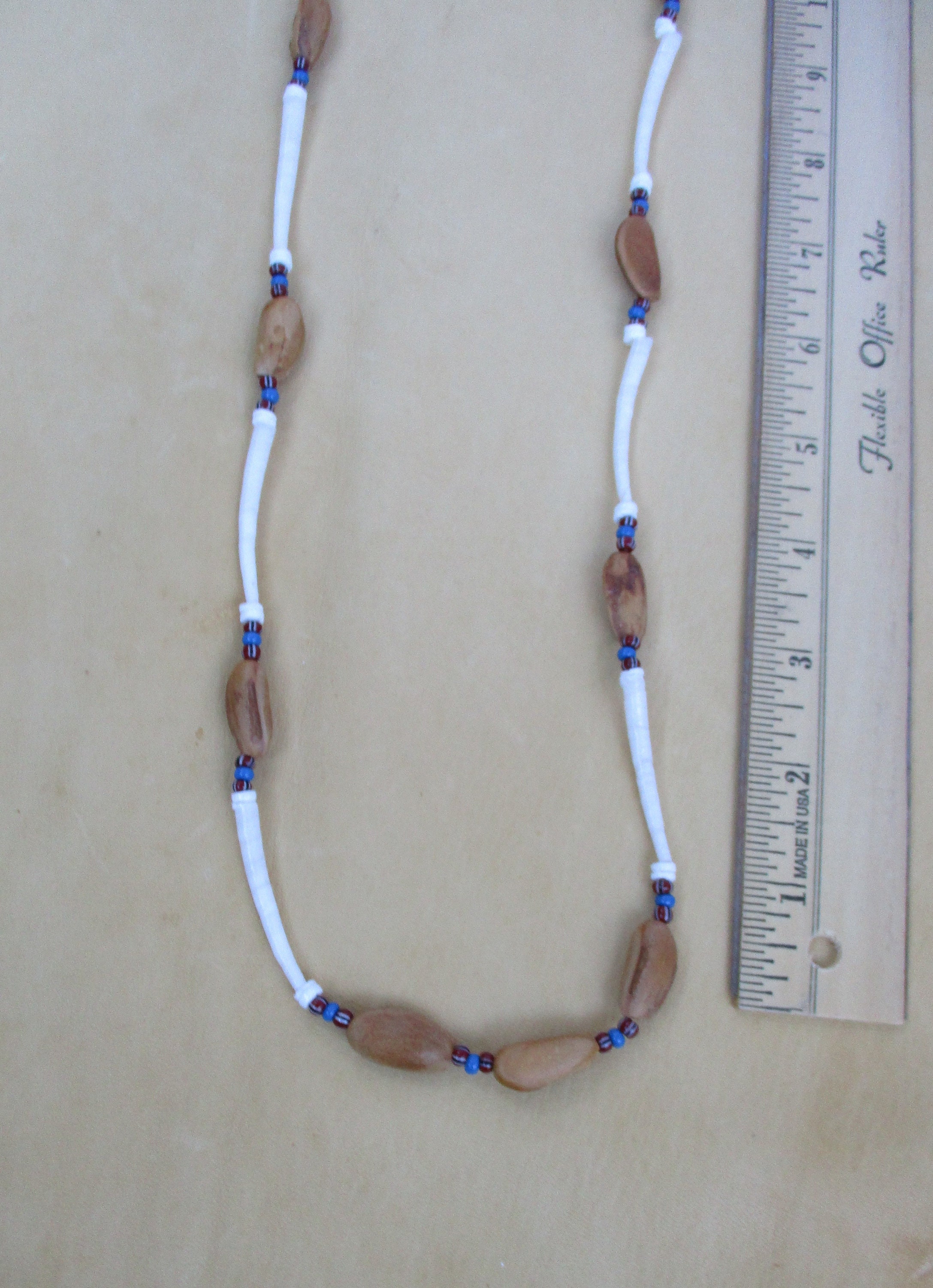 Traditional Dentalium Shell, Pine Nut and Seed Bead Necklace - Etsy