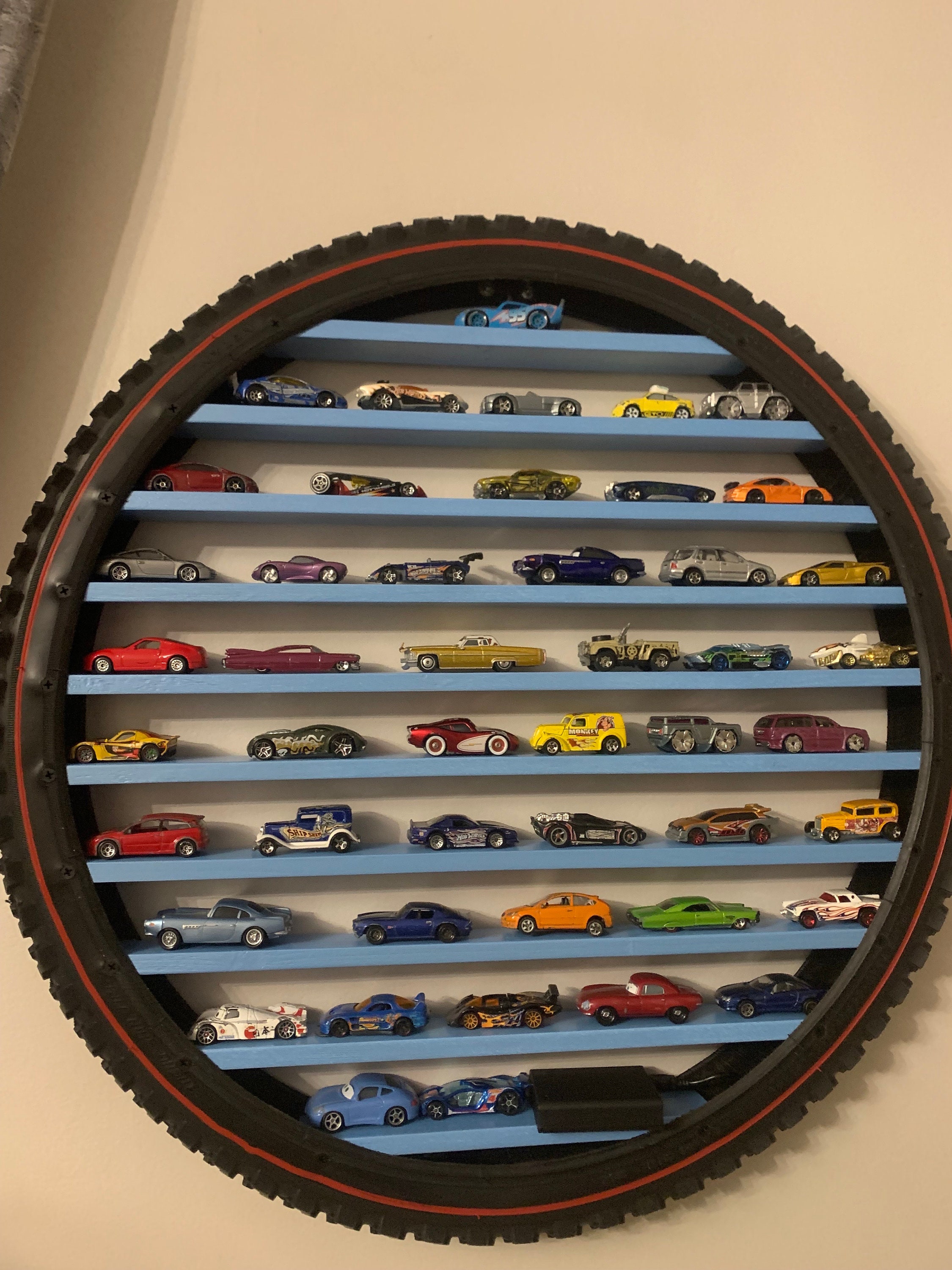 26" ORIGINAL Cool Wheels Car Display Wall Art, LED Lights, No Wiring to ...