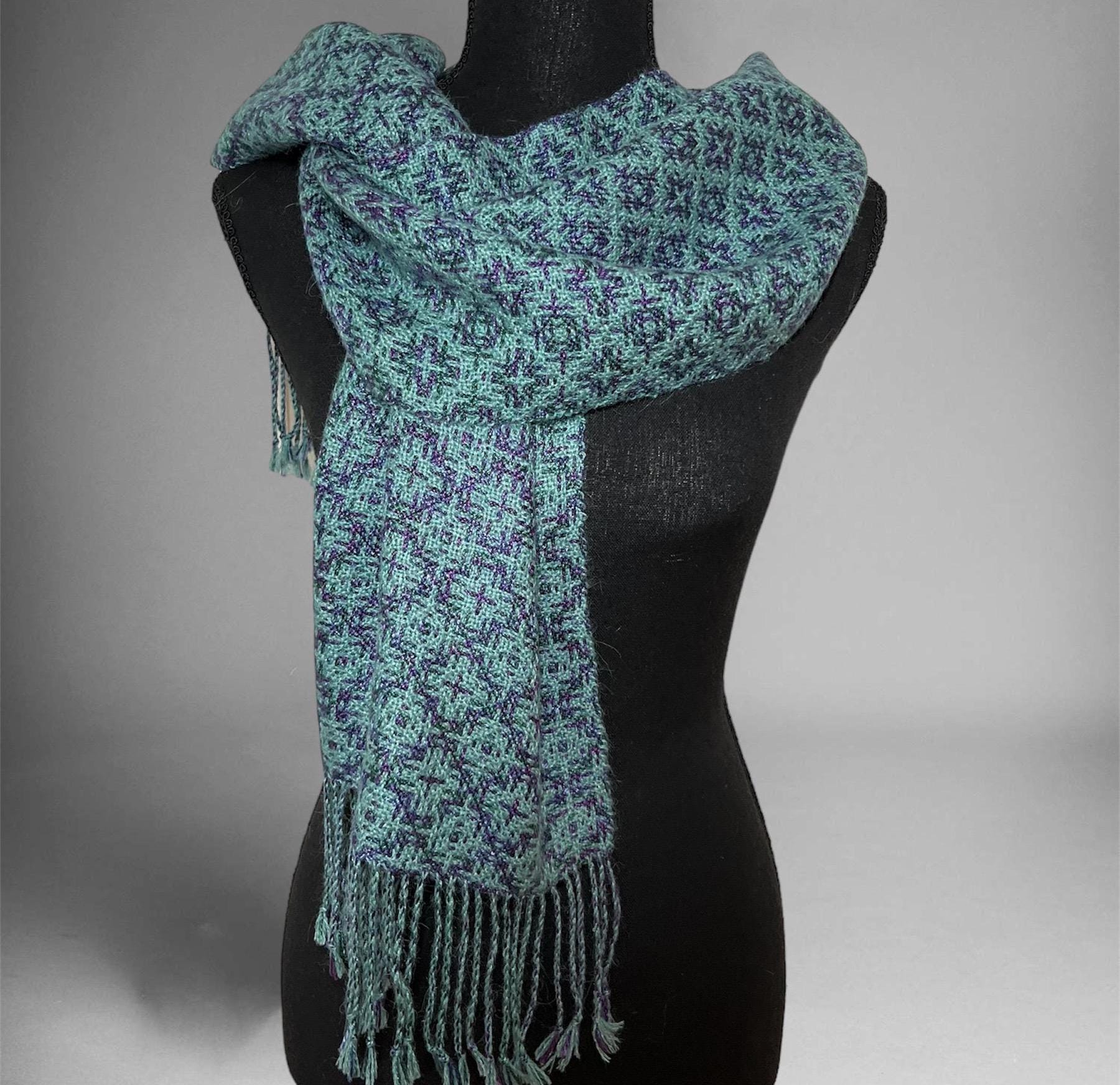 Handwoven Scarf in Alpaca Silk and Tencel - Etsy