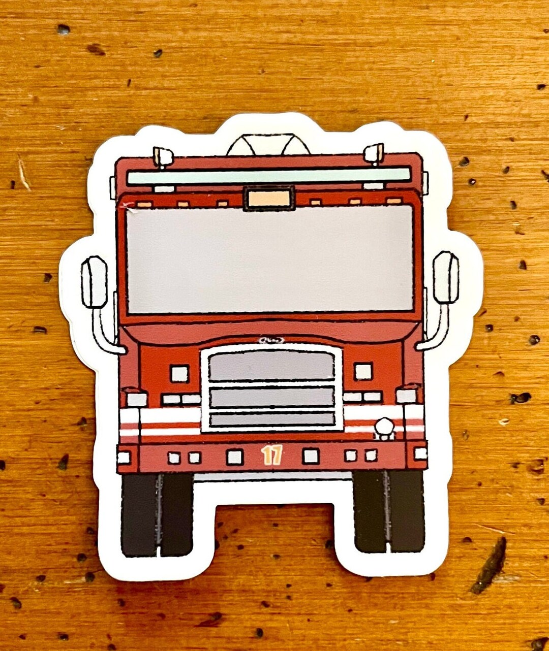 Pierce Impel Fire Truck Pumper Sticker - Etsy