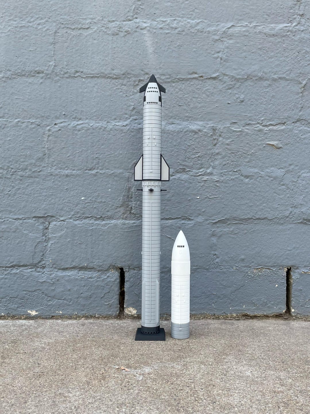 1:300 Scale Spacex Starship Block 2 Crew Variant With Interchangeable ...