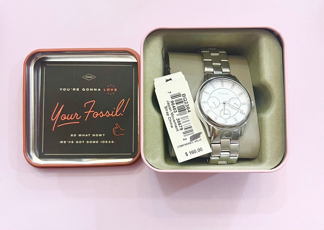 Fossil Watch Silver - Etsy