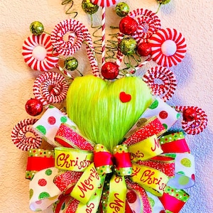 Green Monster Heart Whimsical Tree Topper Christmas Tree Decoration - Etsy