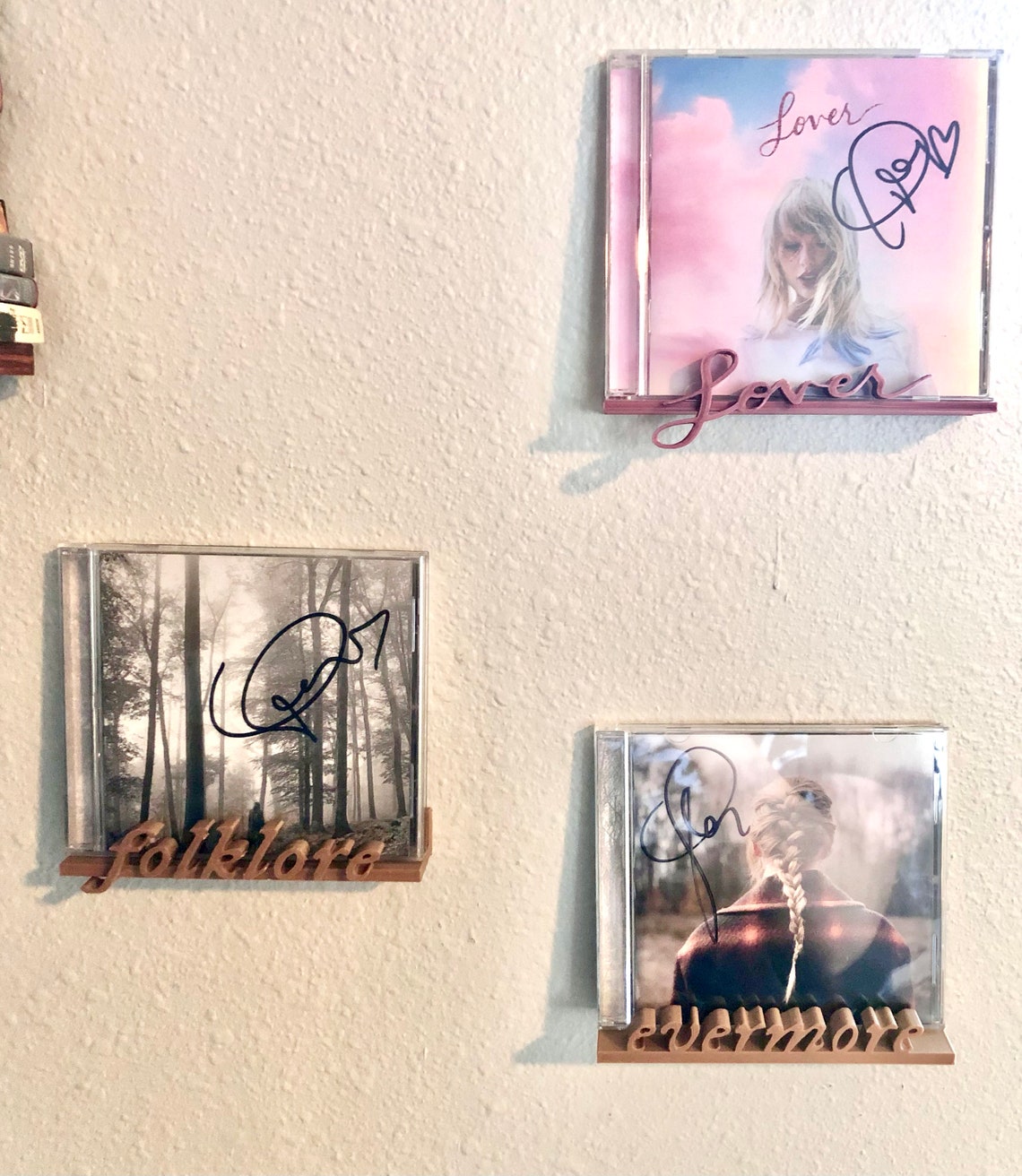 CD Wall Display for Folklore Customized CD Wall Mount | Etsy