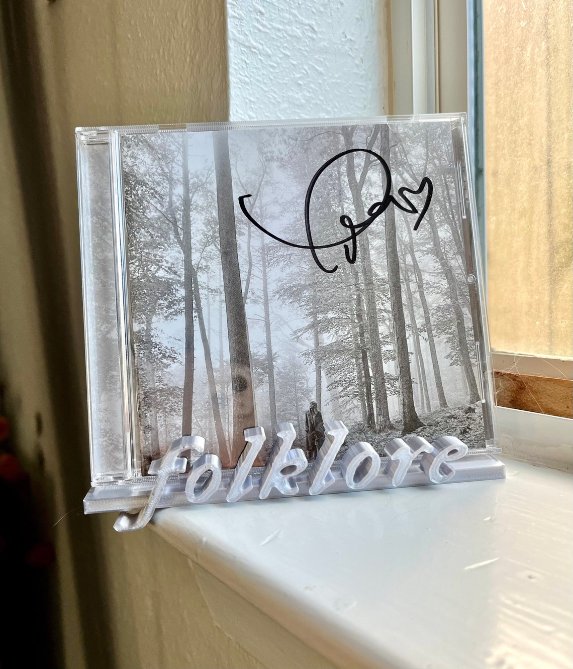 CD Wall Display for Folklore Customized CD Wall Mount | Etsy