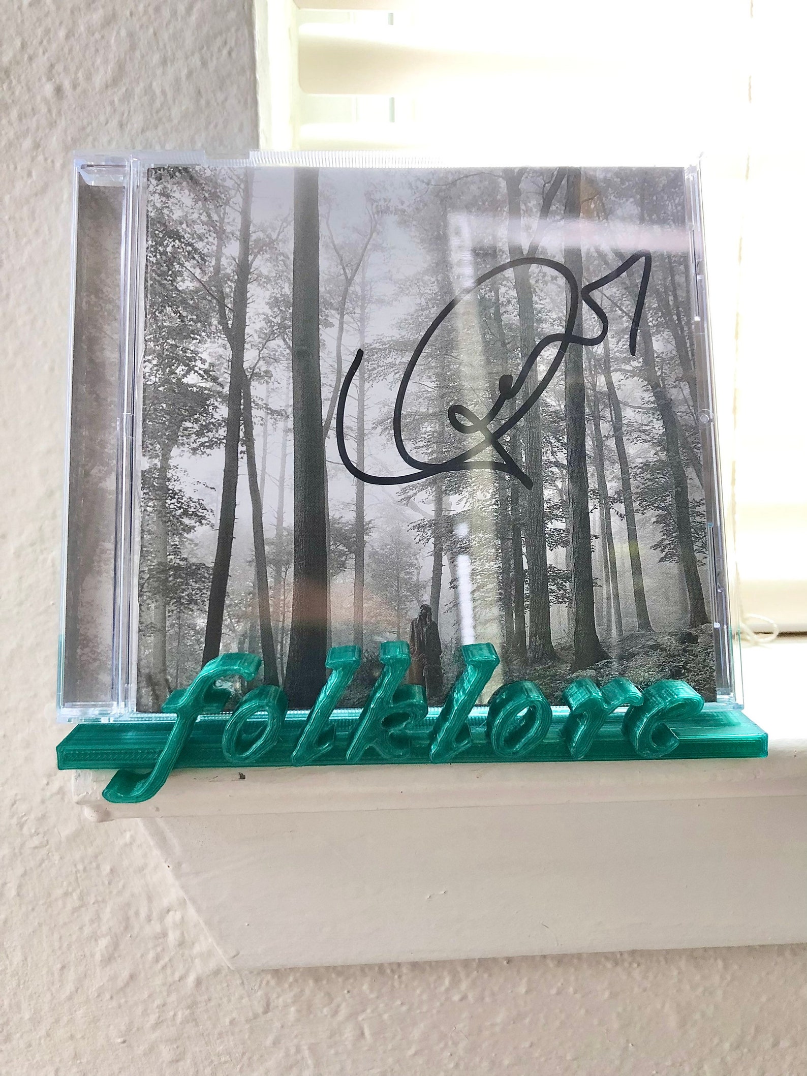 CD Wall Display for Folklore Customized CD Wall Mount | Etsy