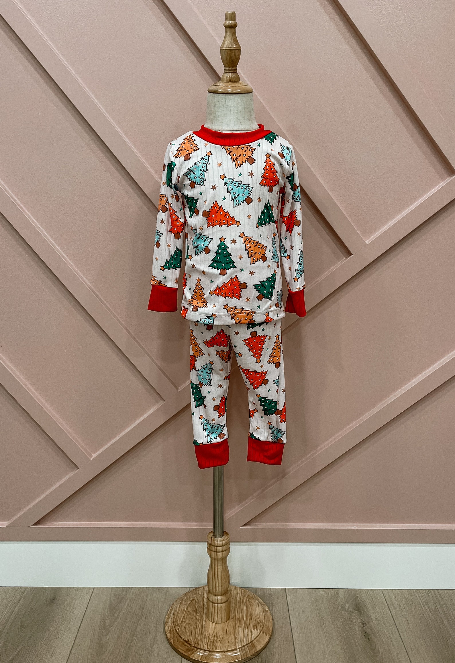 Christmas Trees Neutral Christmas Pajamas - Etsy