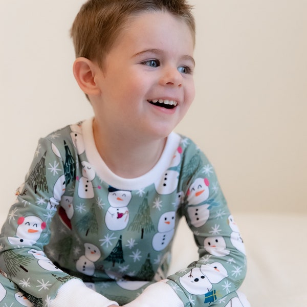 Snowman Pajamas - Etsy