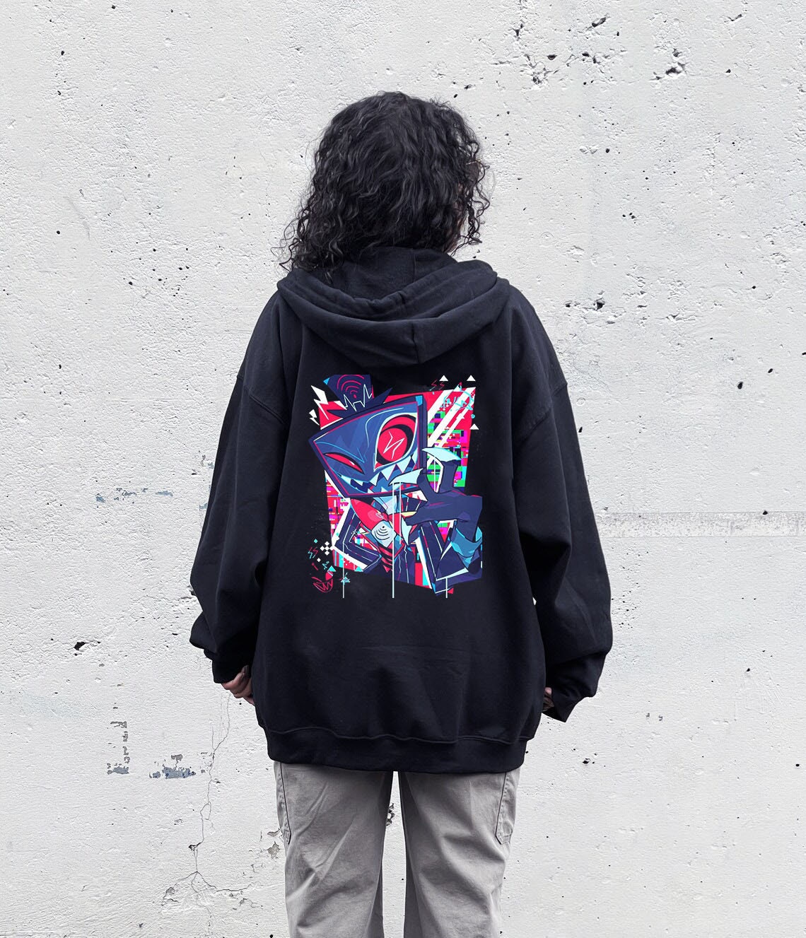 VOX Graphic Hazbin Hotel T-shirt Design on the Back, Hazbin Hotel VOX ...