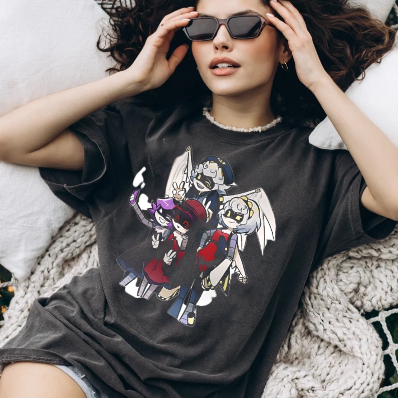 Murder Drones V Characters T-shirt, Murder Drones N, V, Uzi T-shirt ...