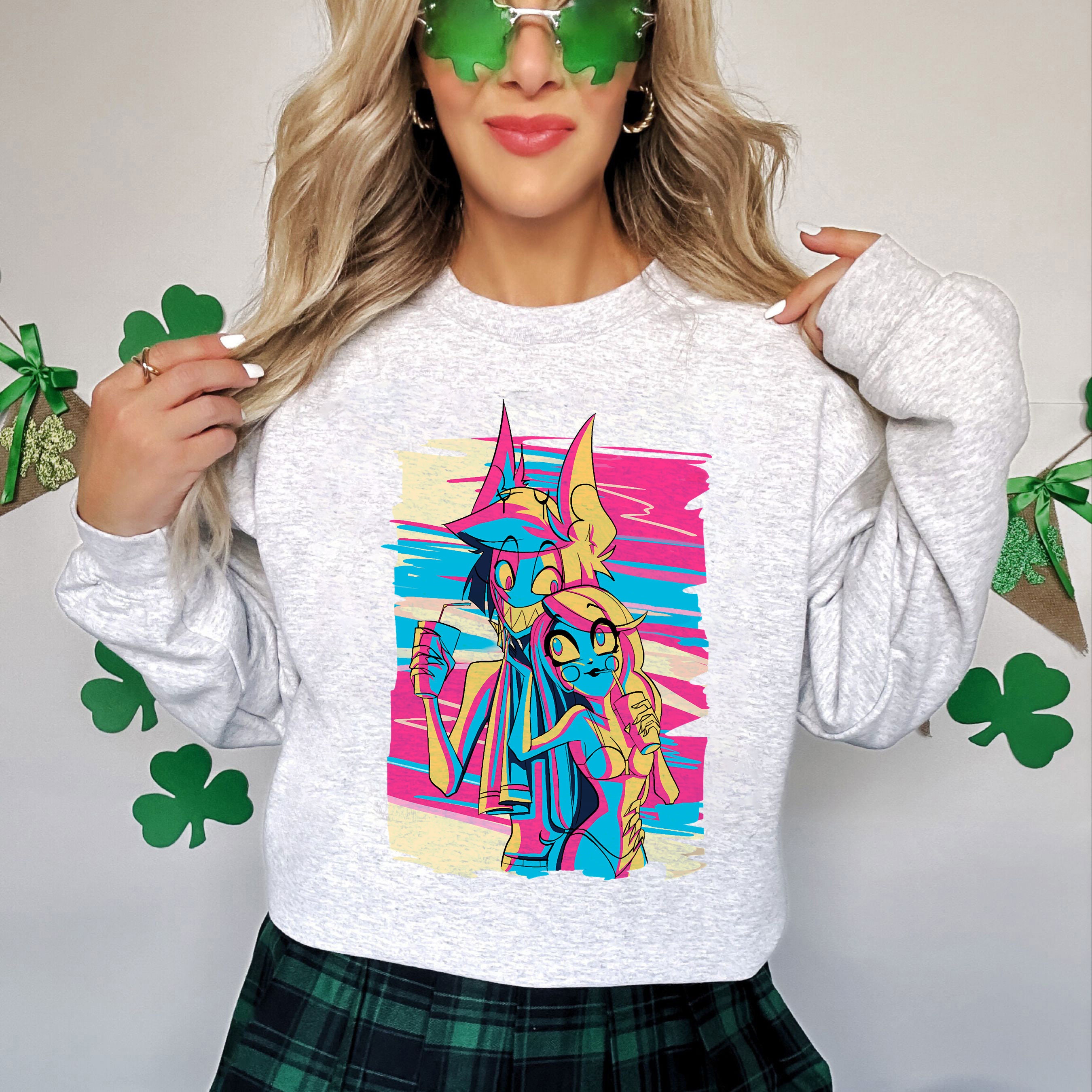 Charlie Alastor 2024 Hazbin Hotel V-day T-shirt, Alastor and Charlie ...