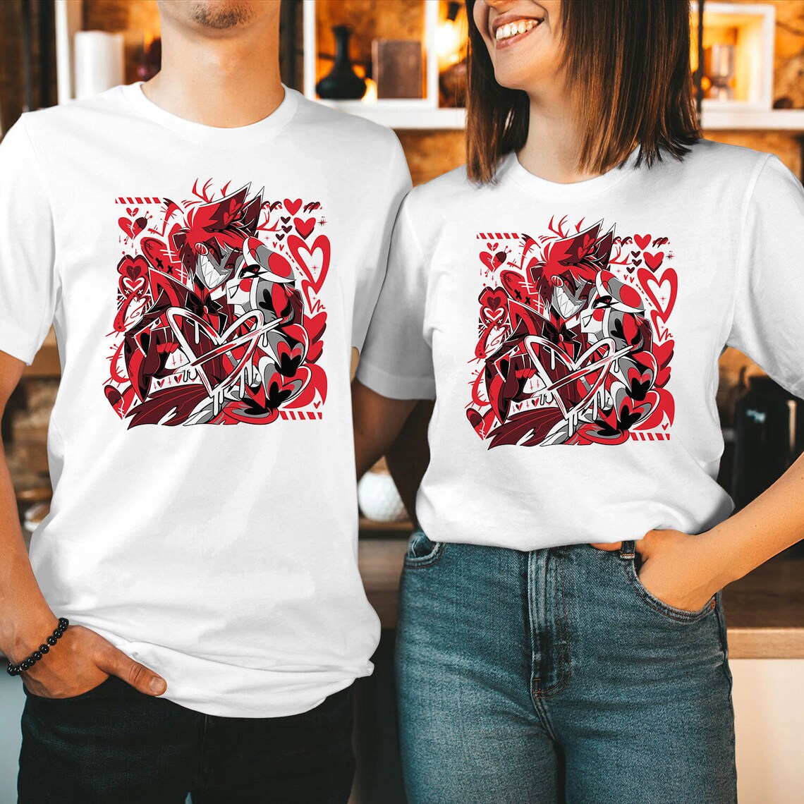 Charlie Alastor 2024 Hazbin Hotel V-day T-shirt, Hazbin Hotel ...