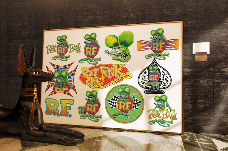 Rat Fink Monster PNG, Wild Hot Rod Clipart, Sticker Decal (digital ...