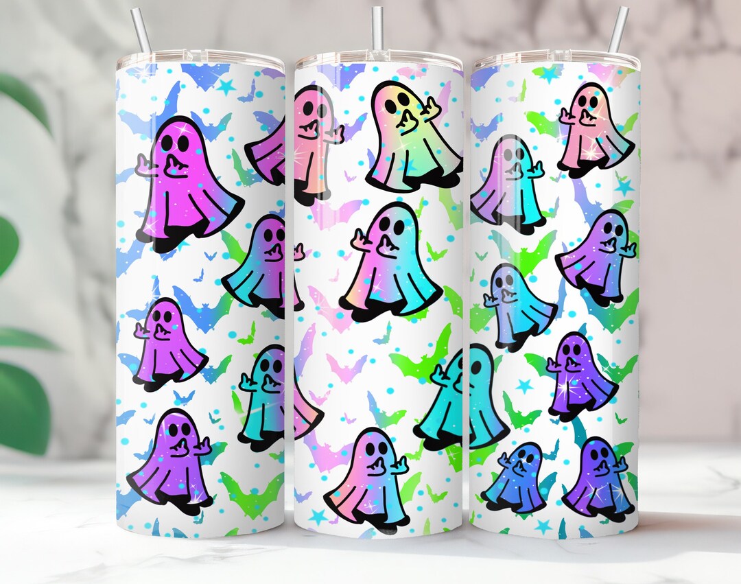 Ghost Tumbler, Sassy Ghost, Halloween Coffee Cup - Etsy