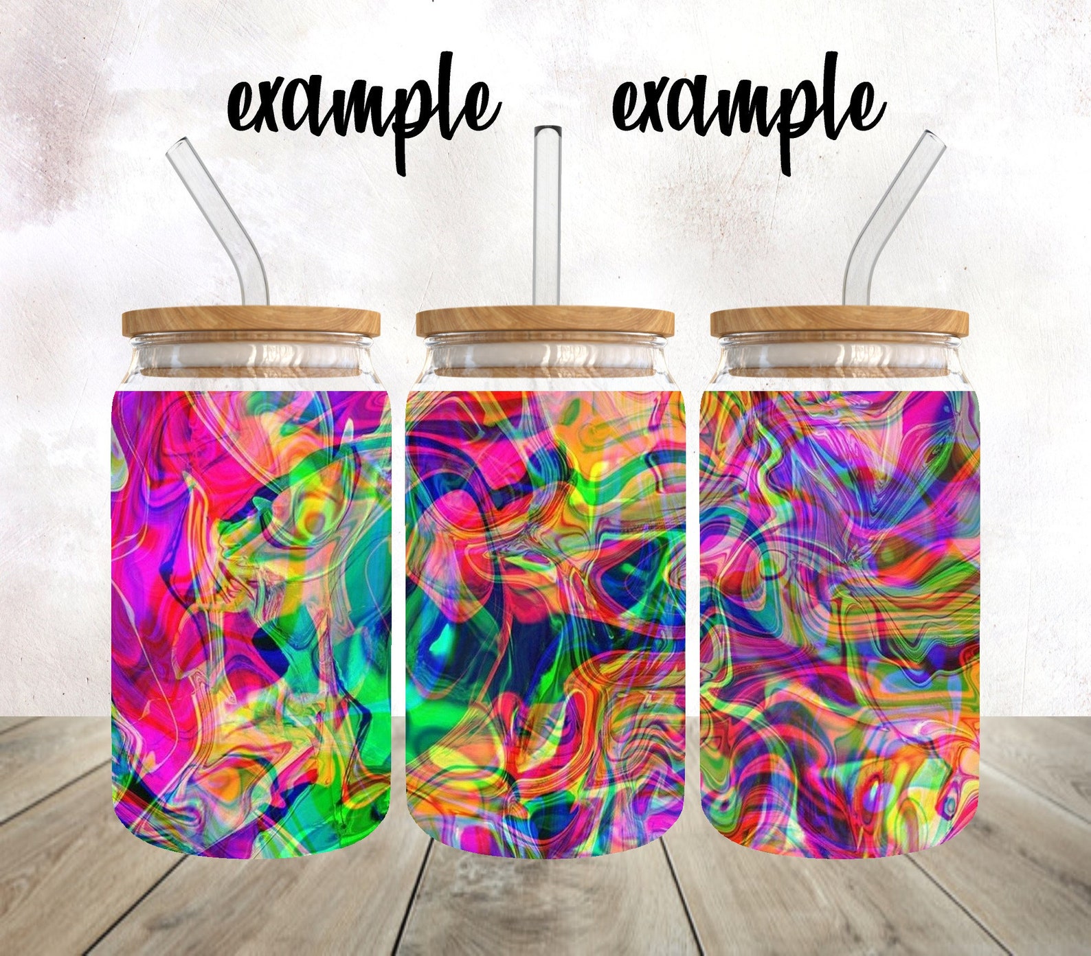 Libby Glass Wrap Mock Up - Etsy