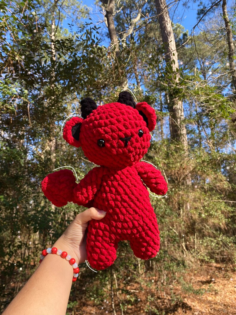 2 in 1 Devil Bear Crochet Pattern - Etsy
