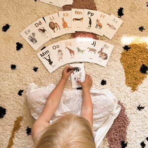 Educational Animal Alphabet Flashcards for Kids | A to Z Animal ...