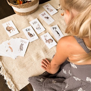 Educational Animal Alphabet Flashcards for Kids | A to Z Animal ...