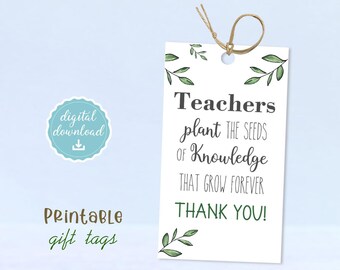 Printable Gift Tag for Volunteer Instant Download Thank You - Etsy