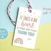 Teacher Appreciation Gift Tags, Instant Download, It Takes A Big Heart ...