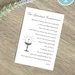 Printable Card the Spiritual Communion Prayer, Instant Download ...