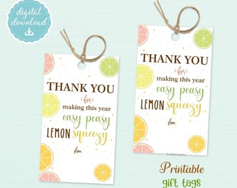 Easy Peasy Lemon Squeezy Tags - Etsy