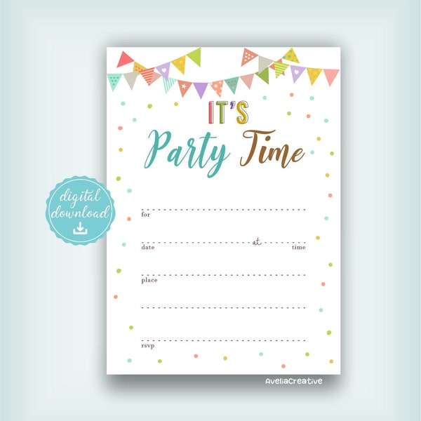 Fill in Invitations - Etsy