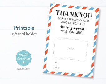 Corporate Thank You Card Thank You Card for Team Employee - Etsy