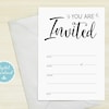 Celebrate With Us Blank Invitation, Instant Download, Fill-in ...