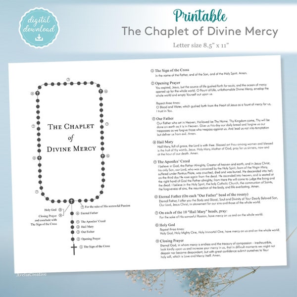 Catholic Prayers Card Bundle, Instant Download, Printable Catholic ...