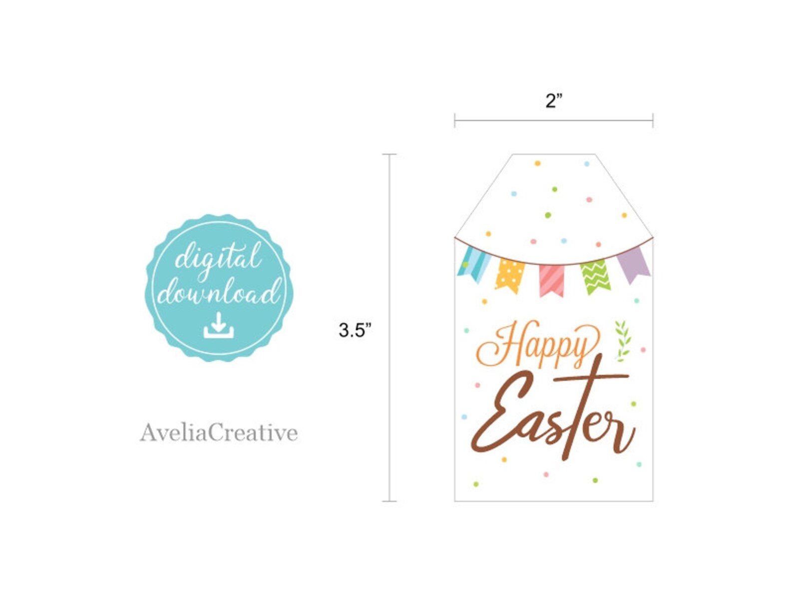 Happy Easter Printable Tags Instant Download Happy Easter - Etsy Canada