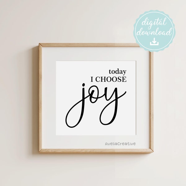 Today I Choose Joy - Etsy