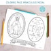 The Miraculous Medal Coloring Page, Instant Download, Printable ...