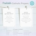 Catholic Prayers Card Bundle, Instant Download, Printable Catholic ...