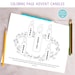 Advent Candles Coloring Page, Instant Download, Printable Advent Wreath ...