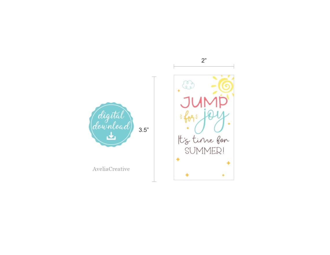 Student Printable Gift Tags, Instant Download, Printable Students Favor ...